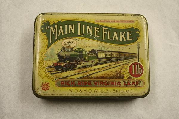 Main Line Flake (metal container) - Bristol Museums Collections