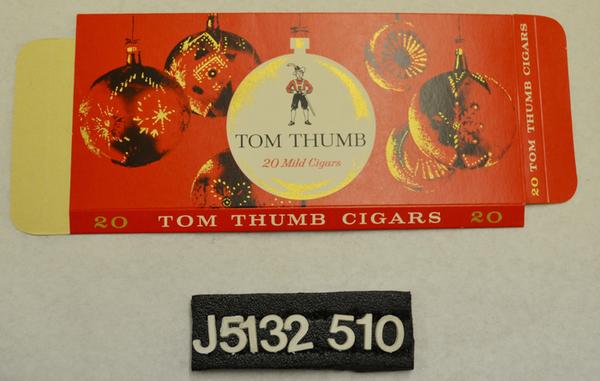 Tom Thumb Mild Cigars 20 (package samples) - Bristol Museums Collections